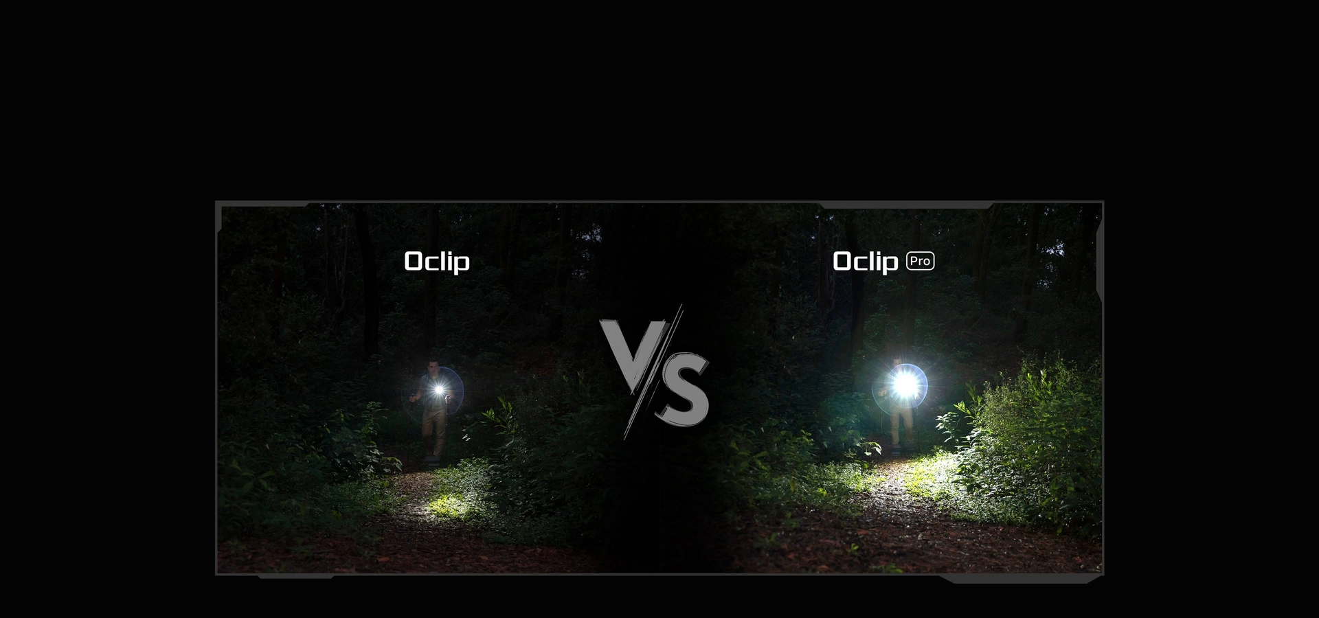 Oclip Pro clip light triple beam USB C flashlight bundle Canada ...