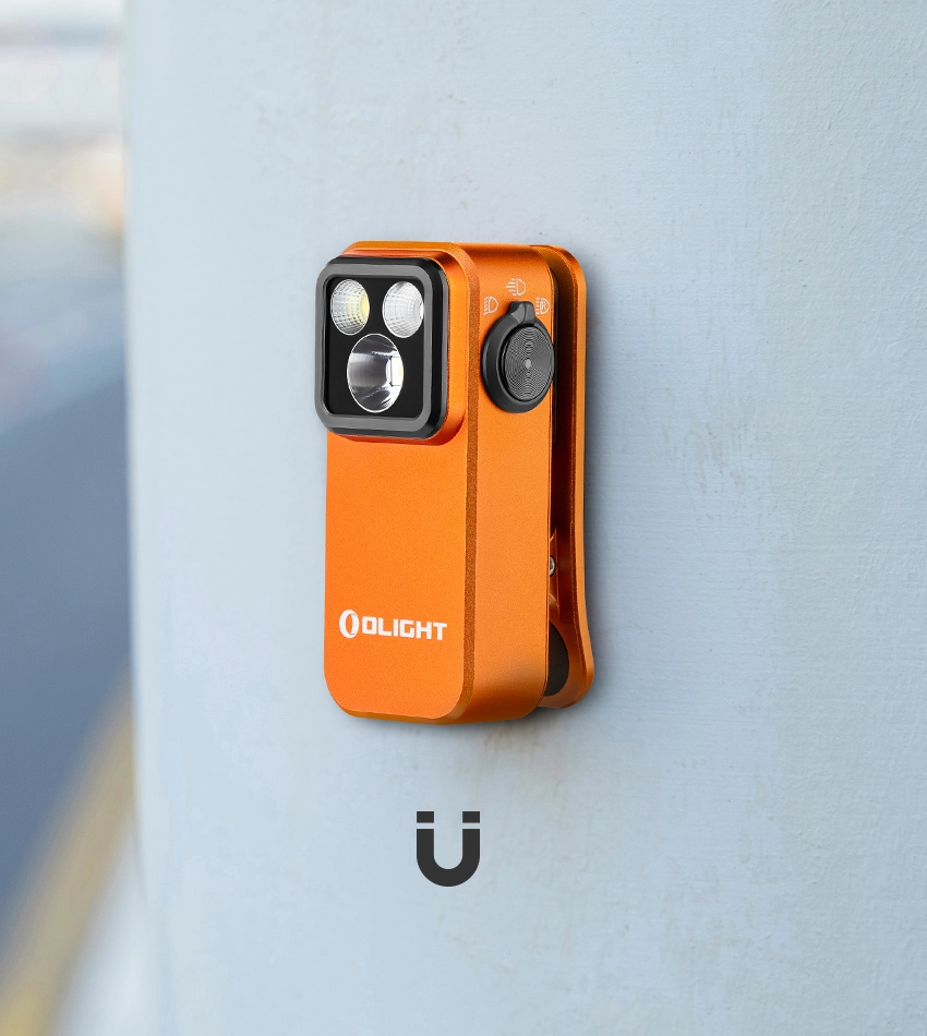 Olight Oclip Pro Clip On Flashlight Floodlight Spotlight Red USB C ...