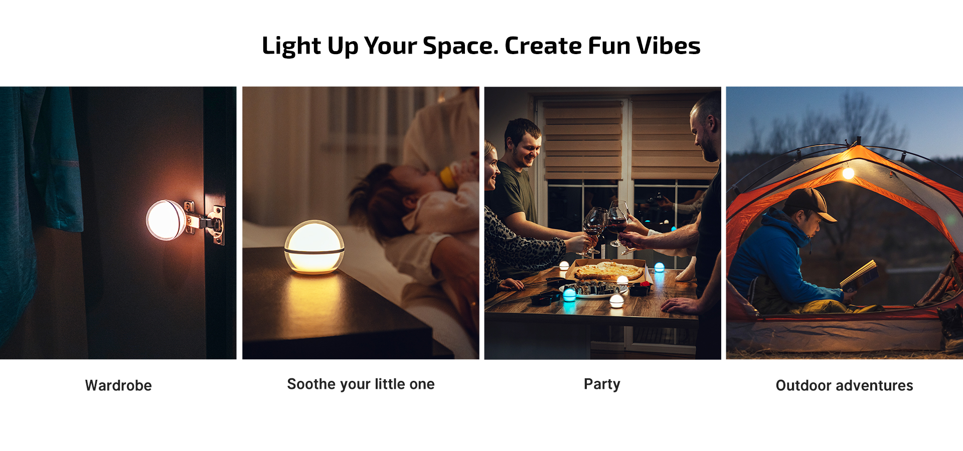 Olight Sphere Smart Ambient Light App Control 360 Degree Lighting ...