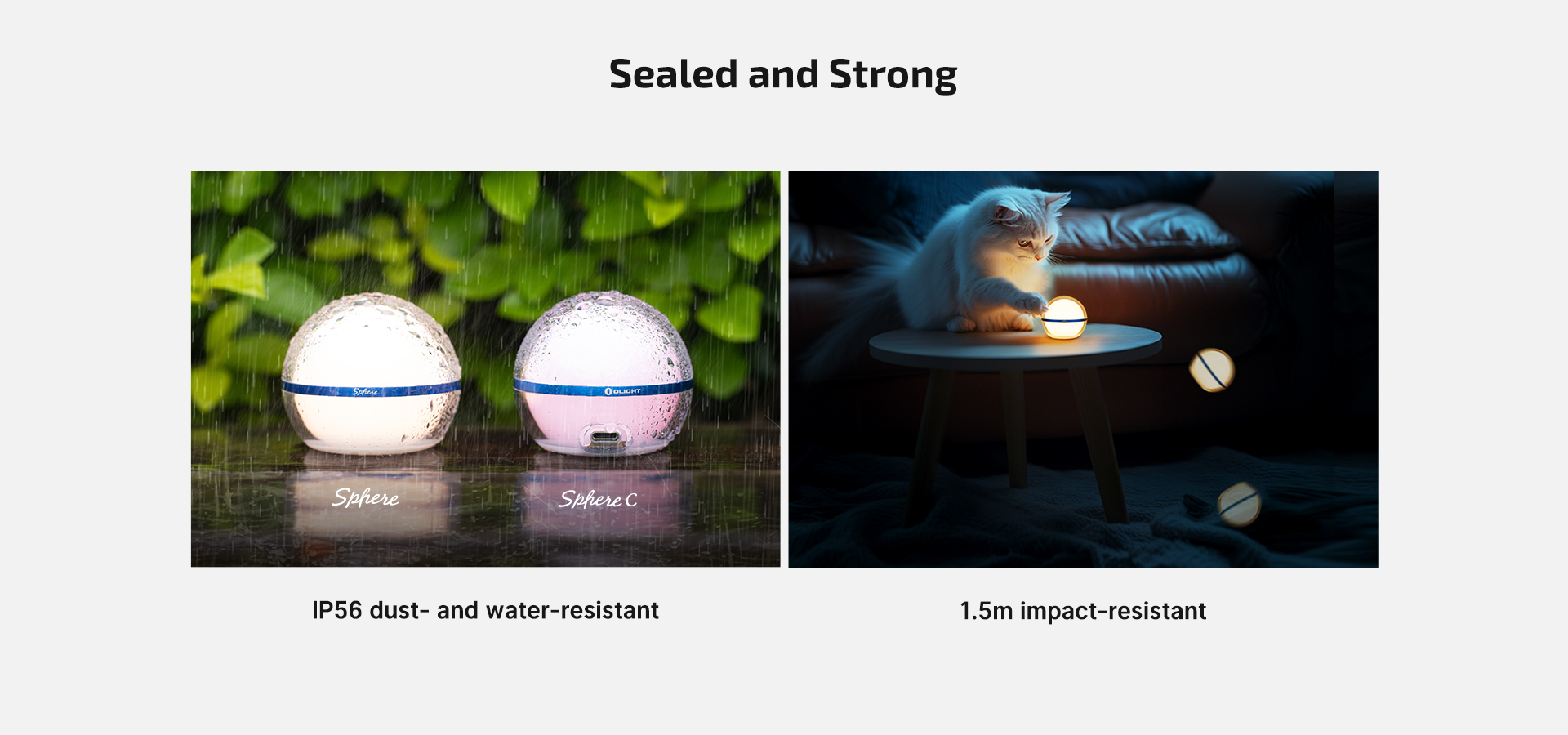 Olight Sphere Smart Ambient Light App Control 360 Degree Lighting ...