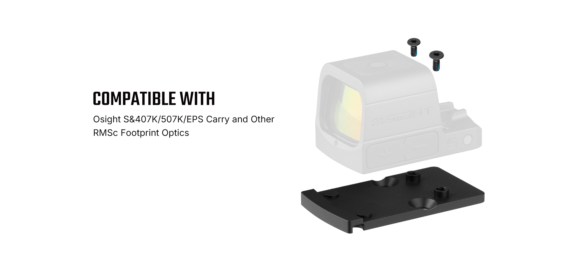 Olight Osight RMR to RMSC Adapter Plate - Olight Canada