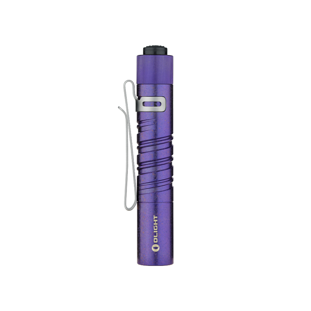 Olight | i3T EOS Ti Periwinkle Purple Small Flashlight - Olight Canada