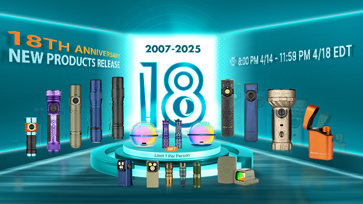 Olight Turns 18: Meet the O-Aluminum Titans Redefining Lighting