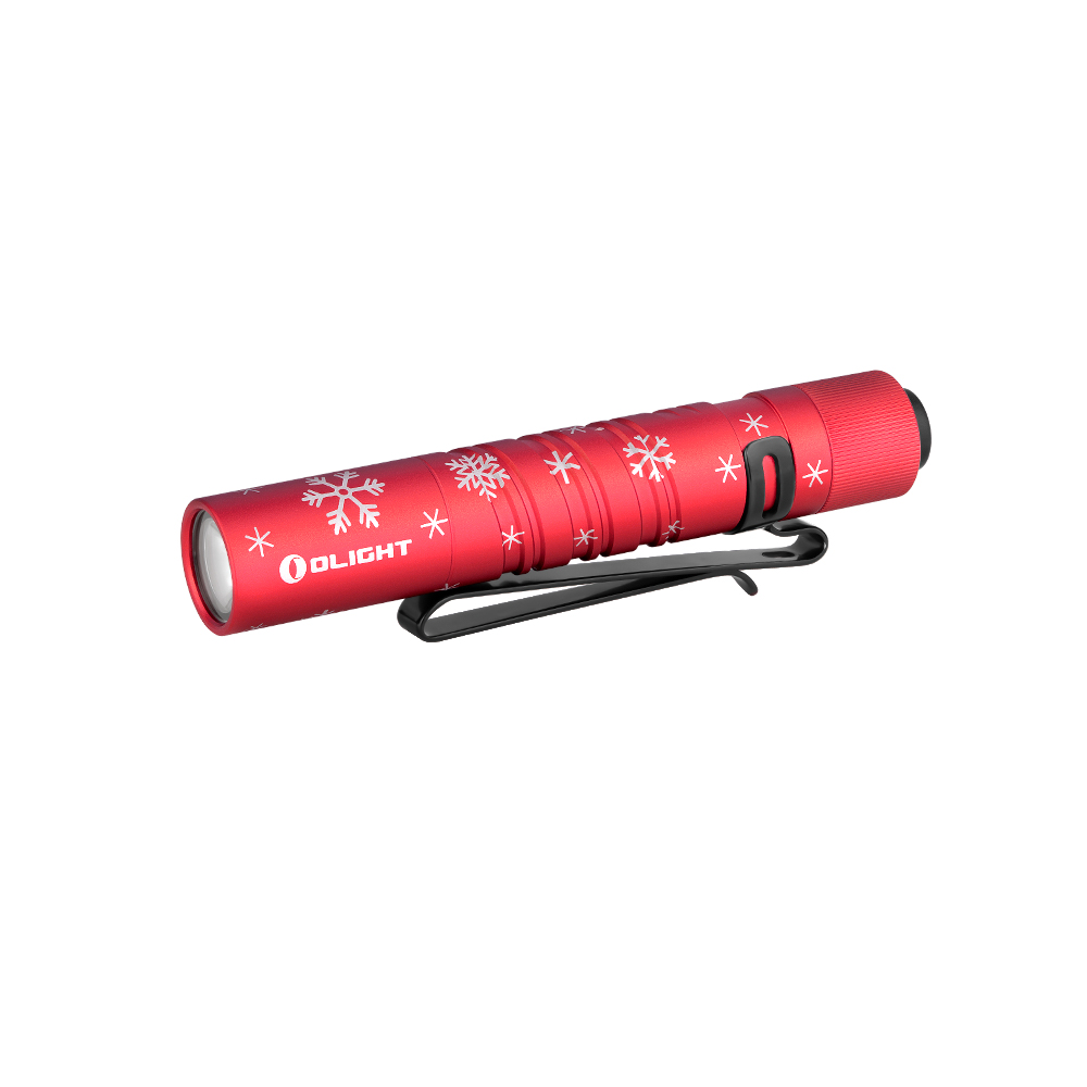 Olight I3T Small LED Flashlight Snowflake Red - Olight Canada