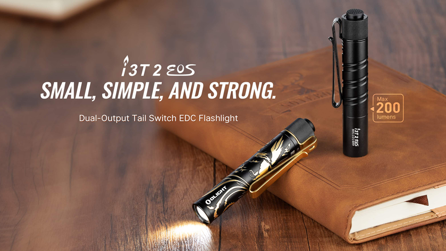 Discover Olight i3T 2 Dual-Output EDC Flashlight