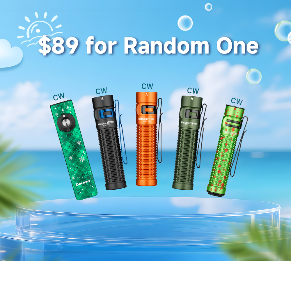 Olight EDC Flashlight Mystery Box Summer Savings Challenge - Olight Canada