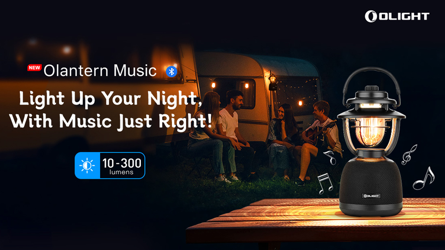 Discover Olight Olantern Musci: 2-in-1 Camping Light & Stereo